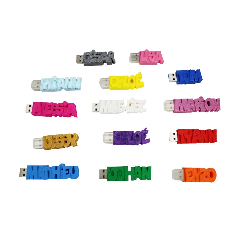Clé USB Personnalisée 3 - 32 go - USB 3.0 - Personnalisable avec Te...